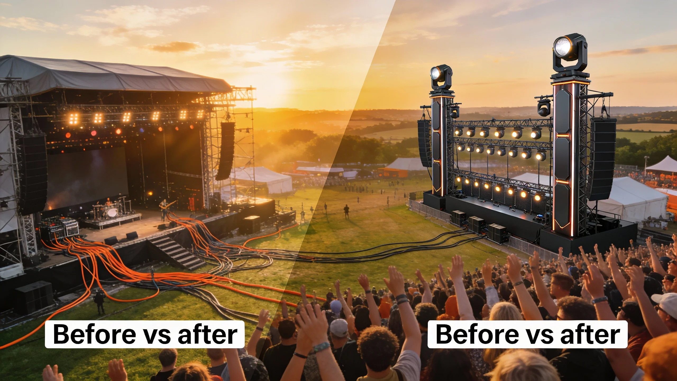 Breaking: Battery-Powered Stage Lights Revolutionize Performance ...